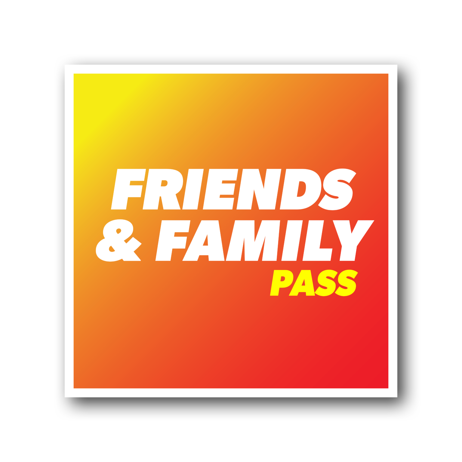 FRIENDS & FAMILY PASS - City of Denver Golf